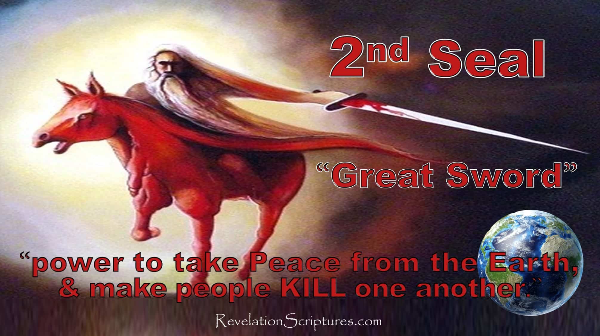 2nd Seal Revelation 6:3-4 War Biblical Interpretation