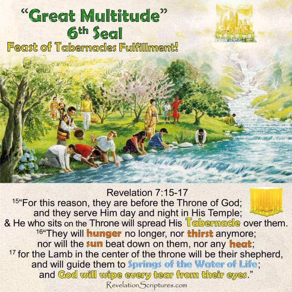 The Great Multitude comes out of the Great Tribulation - Revelation 7 ...