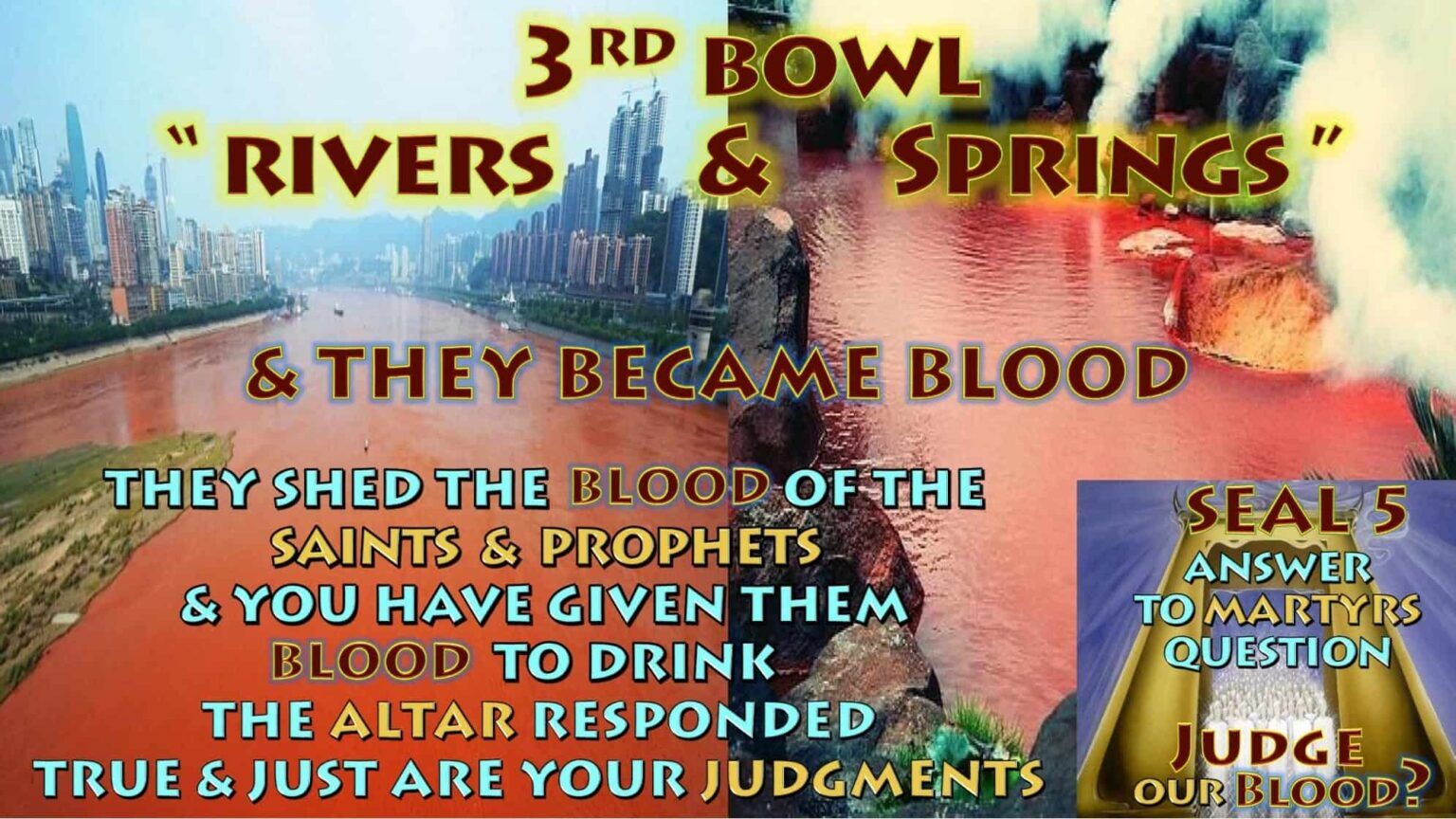 Explore the Wrath of God in His 7 Bowls of Wrath of Rev 16