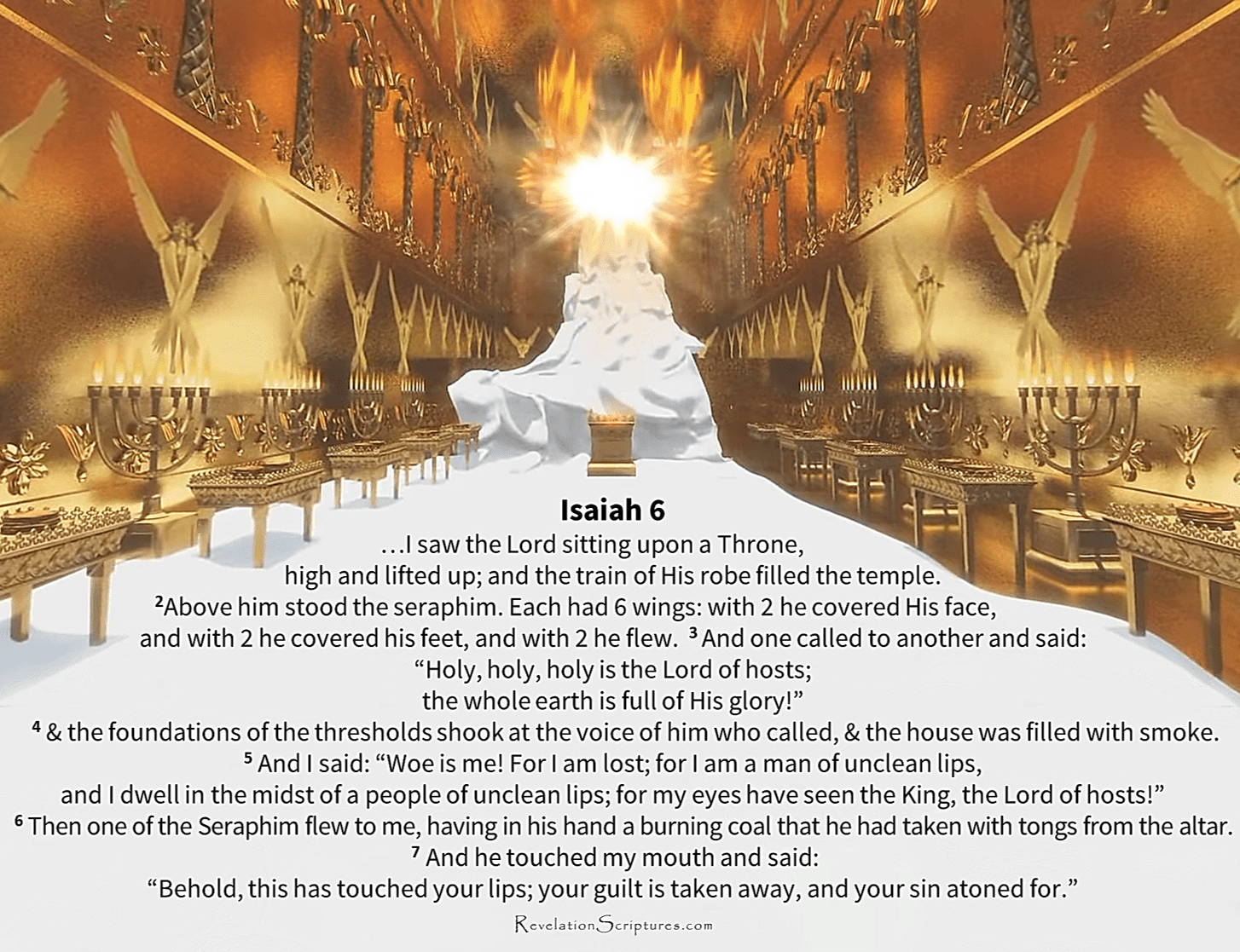 Isaiah 6 Connection To The Book Of Revelation!