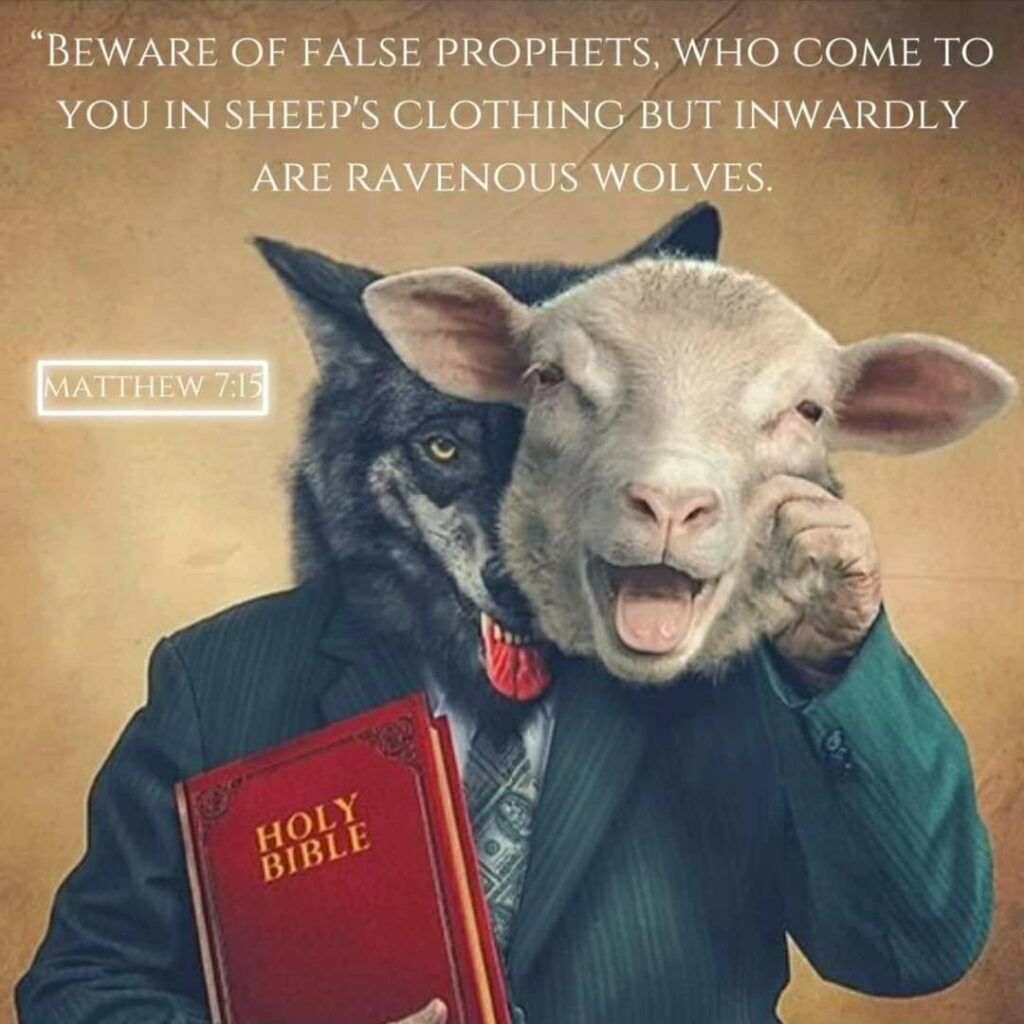 False Prophets List Of Scriptures!